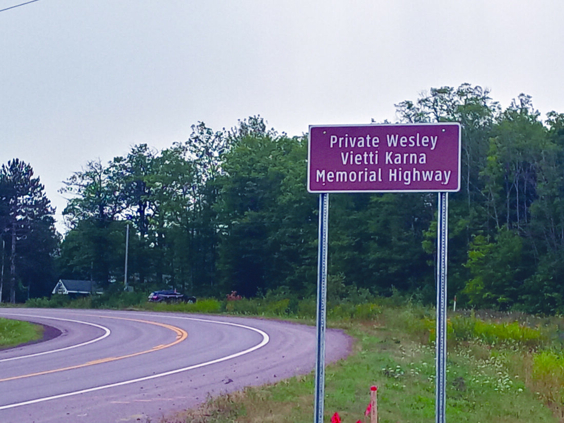 A road to remember: Section of M-26 in Adams Township named for Karna ...